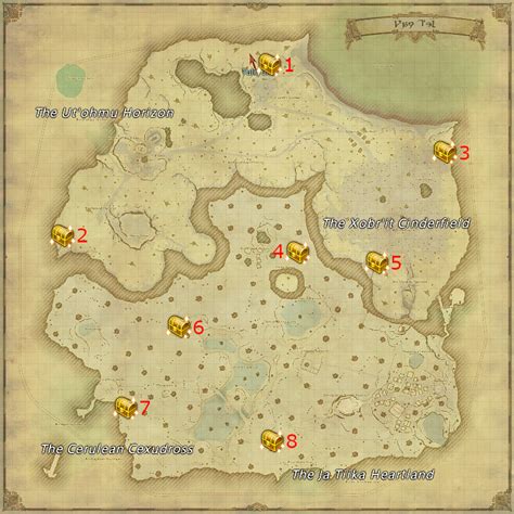 Ffxiv All Possible Locations For Braaxskin Maps Including Maps And Coordinates Destructoid