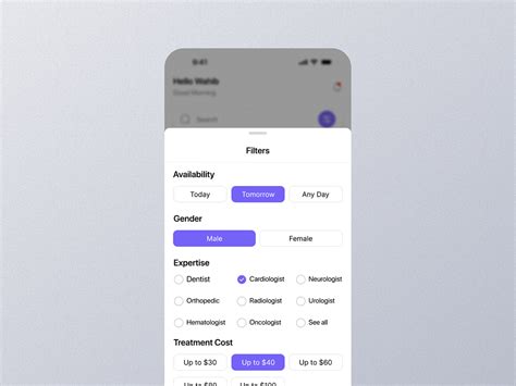 Filter Mobile App Ui By Ui Ants On Dribbble