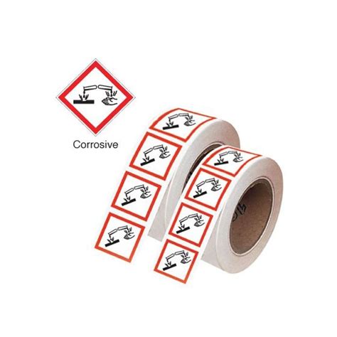Corrosive Substances Ghs Symbol Labels