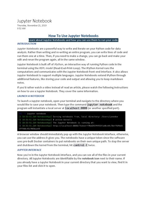 jupyter notebook pdf computing software