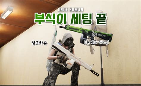 원스휴먼 총 무기 추천 에일리 Aa12 부식 세팅 해봤다 네이버 블로그