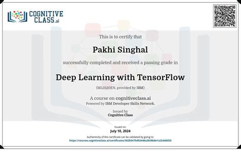 pakhi singhal on linkedin deeplearning tensorflow cognitiveai