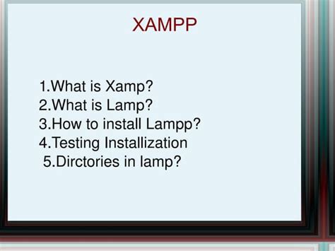 Xampp Odp Operating Systems Computer Software And Applications