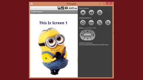 Changing Screen With ViewFlipper And Animation Android YouTube