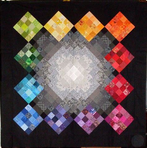 Color Wheel Quilt Top