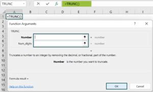 Trunc Excel Function Formula Examples How To Use