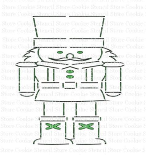 Pyo Nutcracker Stencil Cookie Stencil Craft Stencil Cake Etsy