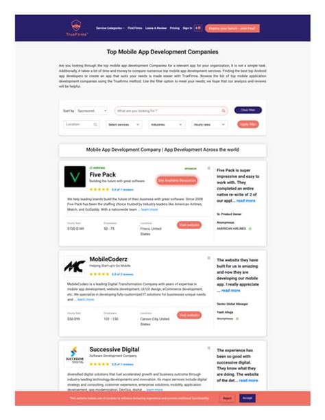 mobile app development companies pdf