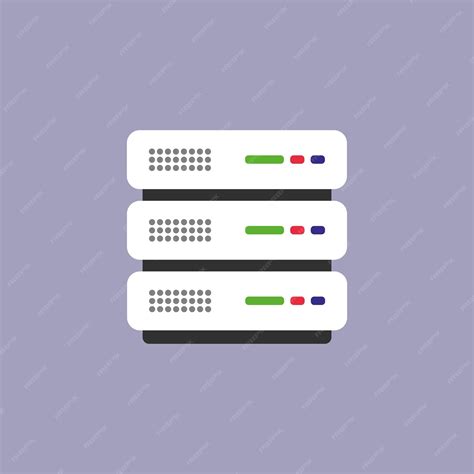 Premium Vector Server Vector Icon Database Illustration Of Data