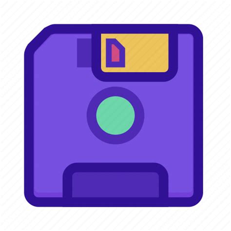 Floppy Disk Diskette Data Icon Download On Iconfinder