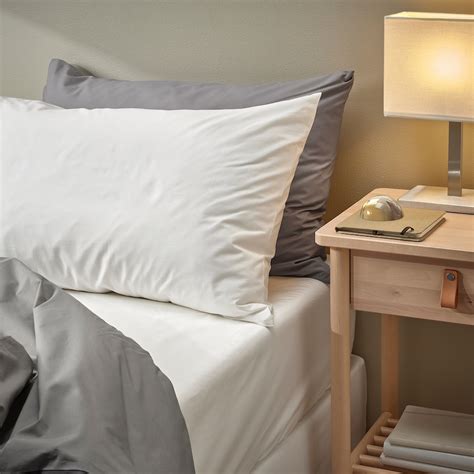 RÖnnveckmal Fitted Sheet White Full Double Ikea