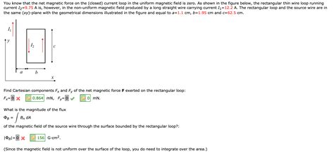 solved you know that the net magnetic force on the closed