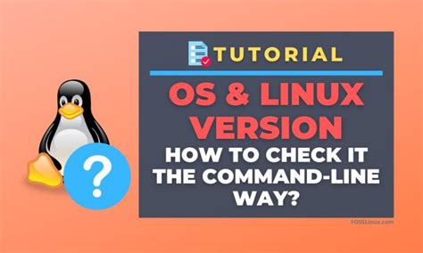 How To Check The OS And Linux Version