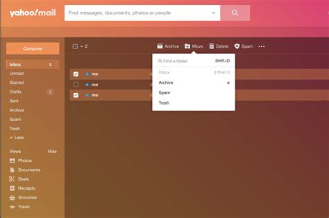 How To Move A Message To Another Folder In Yahoo Mail