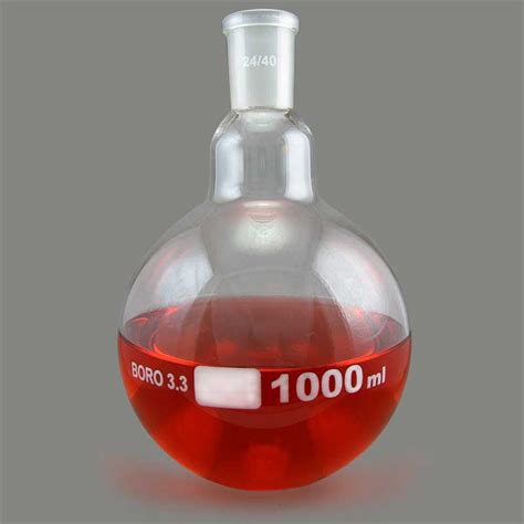 Single Neck Round Bottom Boiling Flask 2440 Joint 1000ml