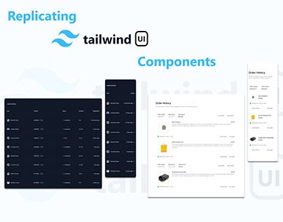 Tailwind Css Projects Photos Videos Logos Illustrations And Branding Behance