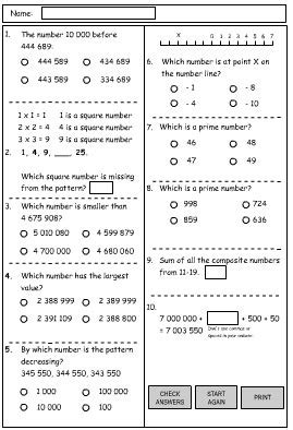 Numbers Problem Solving Studyladder Interactive Learning Games
