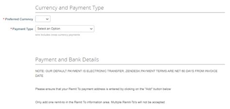 Request For Information Form Zendesk Supplier