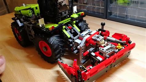 LEGO Technic 42054 Claas Xerion 5000 Trac VC - обзор (модель B) - YouTube