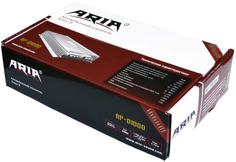 ARIA AP-D1000 - ARIA-sound