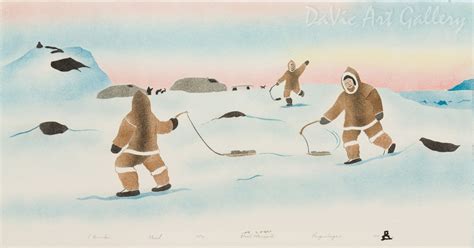 Noah Maniapik Inuit Artist Pangnirtung Native Canadian Arts