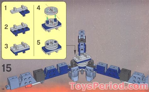 Lego 7252 Droid Tri Fighter Instructions And Parts List