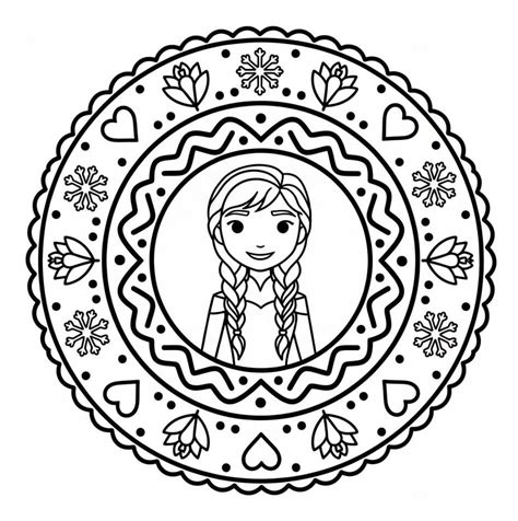 Disney Mandala Coloring Pages Coloringlib