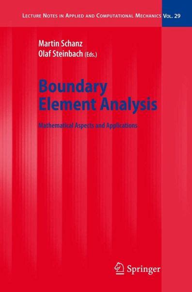 Boundary Element Analysis Englisches Buch Bücher De