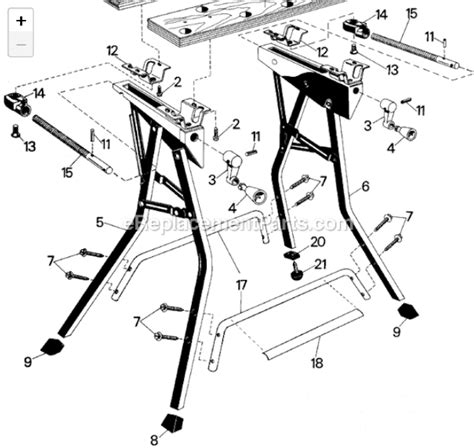 Black And Decker Workmate Complete Model History H Frame