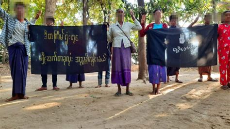 ပြည်ခွန် သပိတ် အင်အားစုများ အကြမ်းဖက် စစ်ကောင်စီ ဖြုတ်ချရေး ဆန္ဒပြ Khit Thit Media