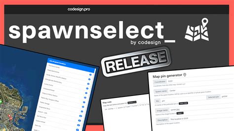 Paid Codesign Spawn Selector Releases Cfxre Community