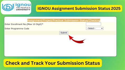 Ignou Assignment Submission Status 2025 How To Check And Track Your Submission Ignou Assignment Submission Status 2025 How To Check And Track Your Submission