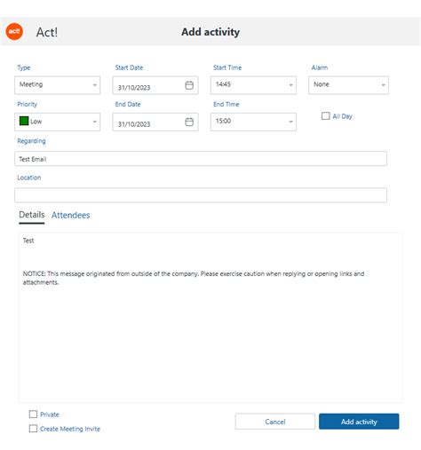 How To Set Up And Use The Act Sidebar For Outlook In Act Premium Access Via Web