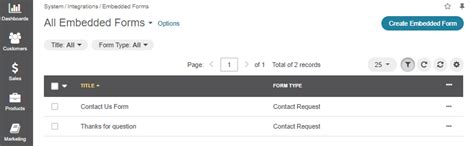configure embedded forms in the back office orocommerce orocrm and