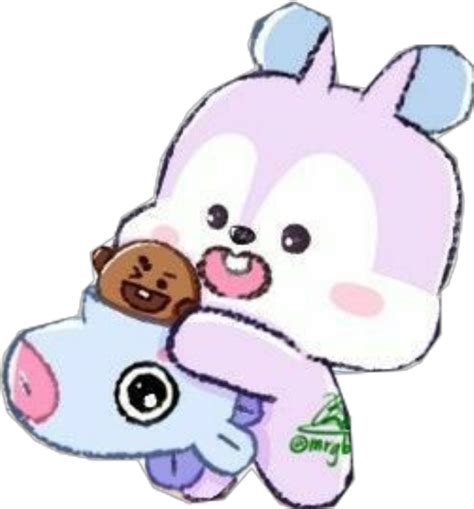 Bt21 Mang And Shooky Wallpaper Dibujos Bonitos Pegatinas Bonitas