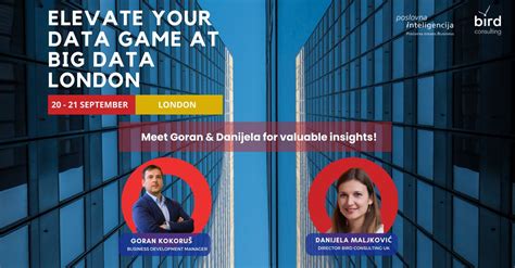 Bird Consulting On Linkedin Bigdatalondon Dataanalytics Ai