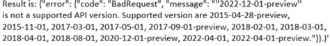azure traffic manager latest api version 2022 12 01 preview not
