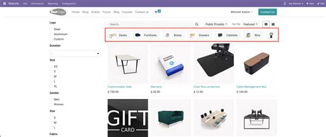 Ecommerce Categories In Odoo 16 Website App Odoo V16 Community