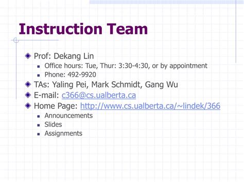 Ppt Cmput 366 Intelligent Systems Powerpoint Presentation Free