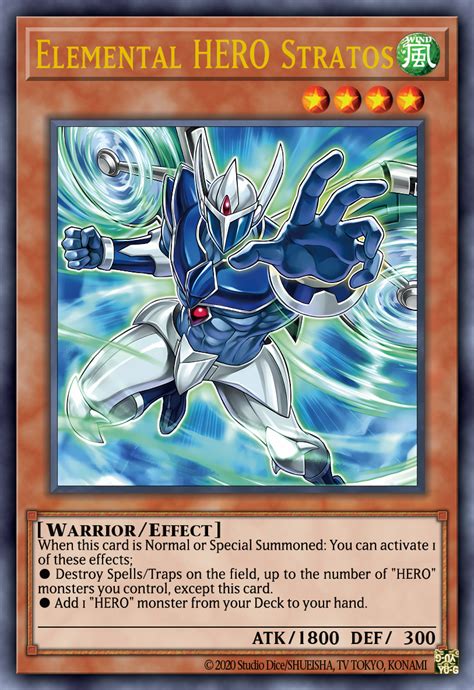 Elemental Hero Stratos 2nd By Schmollwolf On Deviantart