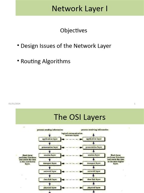 Lecture 4 Network Layer I Pdf Internet Protocols Routing