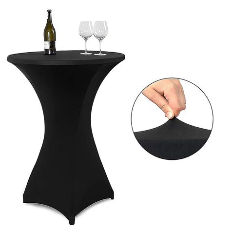 Husă Neagră Pentru Masă Cocktail Evenimente Accesorii Textile Evenimente