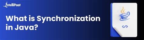 Thread Synchronization In Java