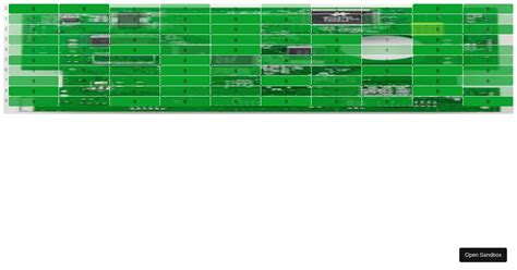 React Grid Heatmap Forked Codesandbox
