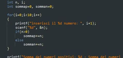 Esercizi Ciclo For Esempi Sul Ciclo For In C Iterazioni