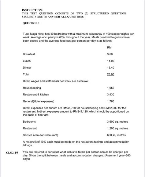 clo2 p3 instruction this test question consists of