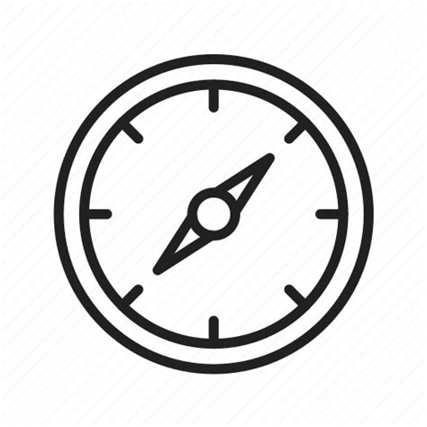 Compass Direction Compasses Orientation Maps Nautical Marine Icon