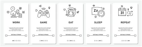 UI Development Digital Menu Website Mobile App Screens Background Simple Vektor Flat Design