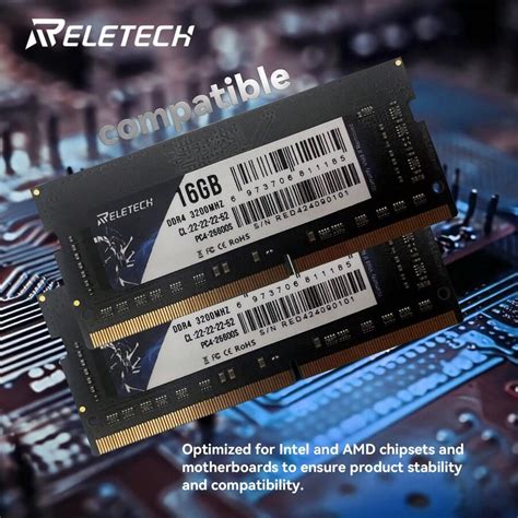 Reletech RAM DDR4 Memory Laptop 16GB 8GB 1 2V 260pin 3200MHz PC4 Notebook Sodimm Memory SHEIN USA