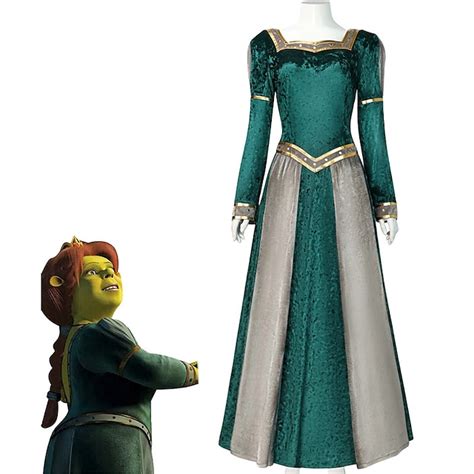 Princess Fiona Dress Monster Shrek Vintage Medieval Renaissance Dress